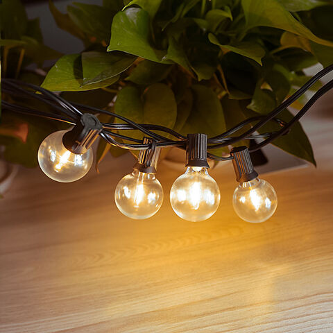 Factory Price Christmas Led Light G40 Globe Patio Light Outdoor String ...