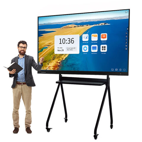 Weier 65 75 85 100 Inch Smart Board Interactive Flat Panel Smart ...