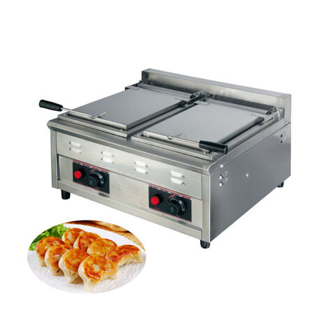 Commercial Electric Stainless Steel Deep Double Pan Griddle Dumpling ...