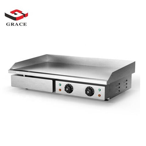 Cheaper Stainless Steel Commercial Griddle Machine Electric Flat Plate ...