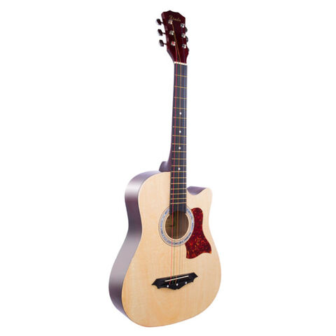 Factory Price 38" Cutaway Acoustic Guitar With High Quality Basswood ...