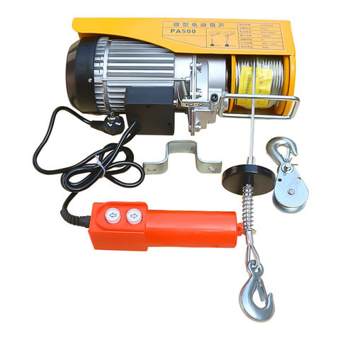 110v 220v 50hz Fixed Small Electric Lifting Hoist Crane 1000kg Pa Mini ...