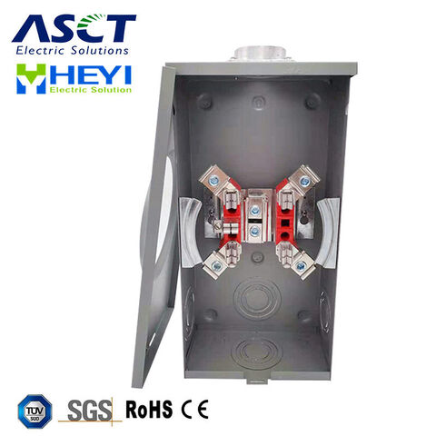 200a 5 Jaw Square Superior Jaws Plug Base Meter Socket With Bakelite ...