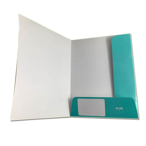 File Pocket Folders Custom Logo Printing A4 File Paper Presentation ...