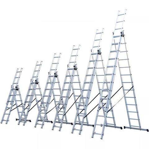 En 131 Durable Aluminum Self Supporting Easy Pull Triple Extension ...
