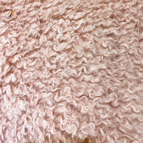 High Quality 100% Polyester Fake Wool Lamb Plush Toy Soft Faux Fur ...