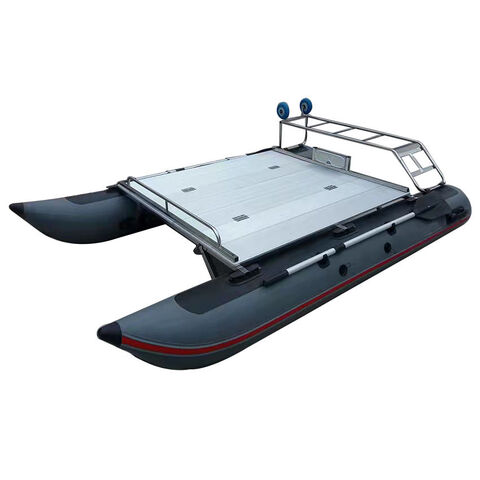 Odm Aluminum Platform Pontoon Boat Pontoon Fishing Boat With Stainless ...