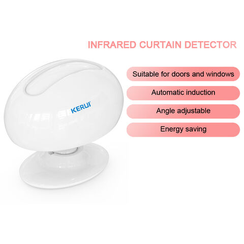 Hot Sales Wireless Curtain Pir Sensor Motion Sensor For Home Alarm ...