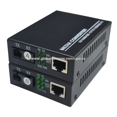 Buy Wholesale Hong Kong SAR 10/100mbps Fiber To Rj45 Port Converter, A ...
