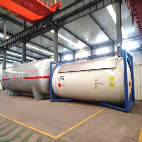 Horizontal Propane Lpg Storage Tank, Liquefied Petroleum Gas Tank, Lpg ...