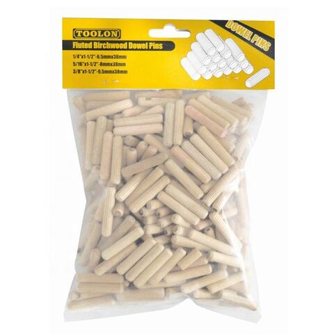 Toolon Top Rated 100 Pieces Wooden Dowel Pins Set For Furniture ...