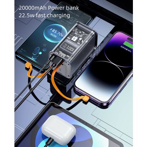 20000mah Fast Charge Power Bank,22.5w Power Bank, Portable Chagers,with ...