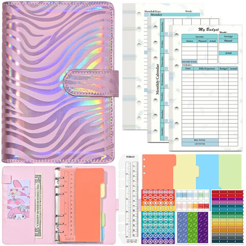 Budget Binder Kit –purple Budget Binder Money Wallet Organizer Planner ...