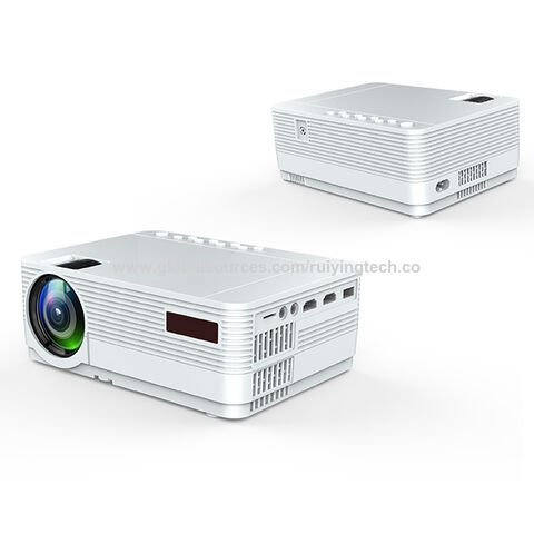 Portable Mini Projector Native 1080p Fhd 180 Ansi Lumens 54w Supports ...