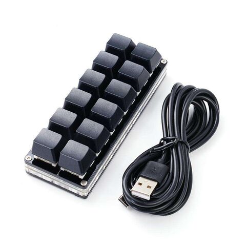 New 12 Keys Usb Macro Programming Mechanical Keyboard Customized Diy ...