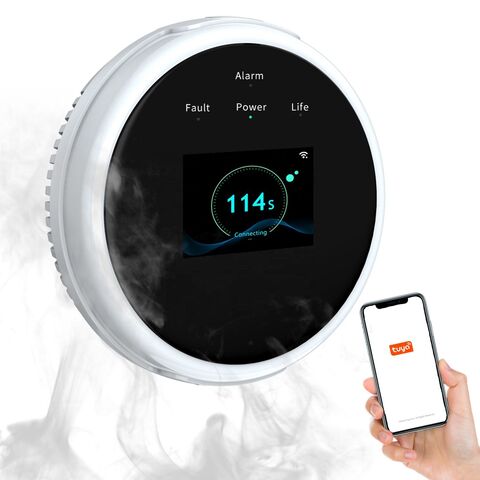 Manufacturer Price Wifi Tuya Smart Life Gas Leak Detector Sensor Alarm ...