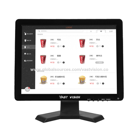 Buy Wholesale China 15-inch Restaurant Pos Display Monitor With Vga ...