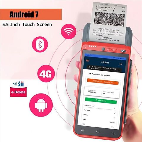 Buy Wholesale China Android Bt Wifi Nfc Pos Terminal Handheld Portable ...