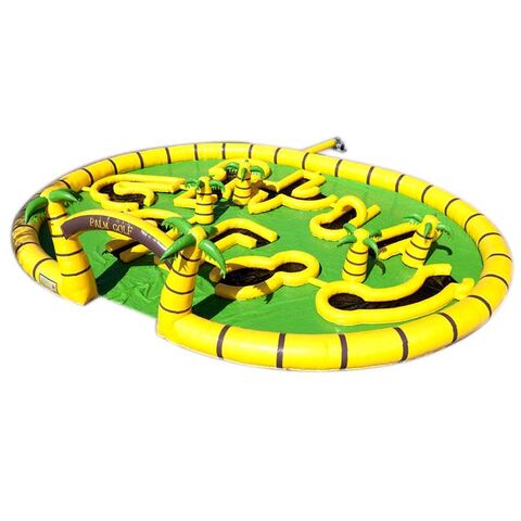 Inflatable Mini Palm Golf Obstacles Course, Inflatable Golf Course ...