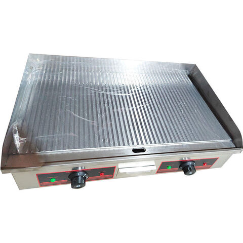 Catering Equipment Pl822b Commercial Electric Griddle Full Grooved ...