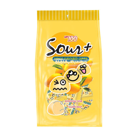 Lot 100 Gummy (sour) - Mango Flavour Sweet 100g X 24 Pkts - Malaysia ...
