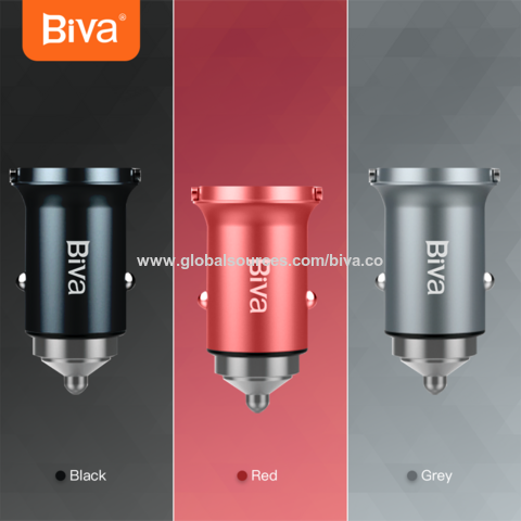 Buy Wholesale China Biva Cc-07q+c&high Quality Dual Usb+pd Car Charger Pc+ Abs Material 3a Fast ...
