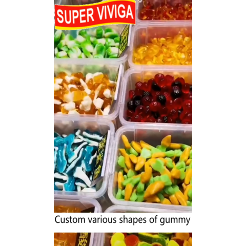 Wholesale Custom Private Label Sweet Sour Flavor Halal Bulk Gummy Candy ...