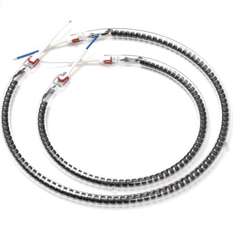 Halogen Quartz Circular Infrared Heating Lamp Glass Panel Heater Flavor ...