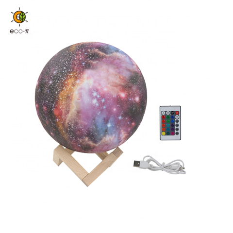 Buy Wholesale China Dia 20cm 16 Color Change 3d Rgb Luna Planet Lamp ...