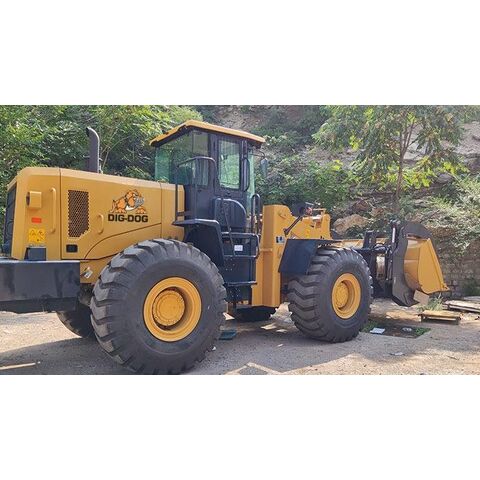 Mini Diesel Payloader Machine Wheel Loader 1 2 3 Ton Compact Front End ...