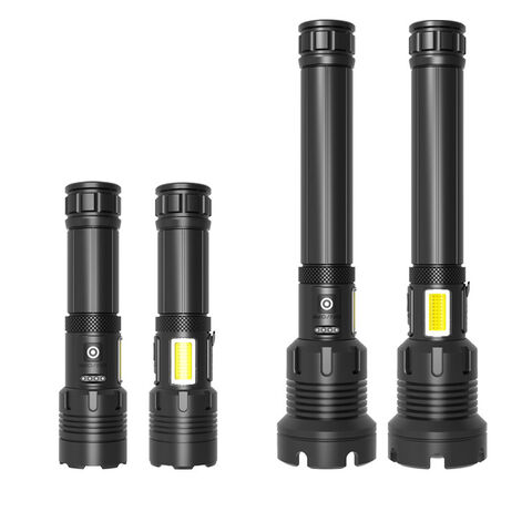 Led Cob Flashlight With 26650 Battery 5000 Lumens Waterproof ...