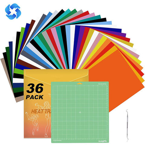 Xuangou Easy Weed 12 X 10" Assorted Colors Iron On Htv Heat Transfer ...