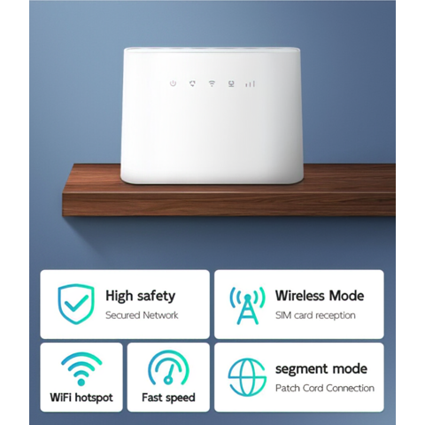 Buy Wholesale China 4g Sim Router Wifi 2.4/5ghz 300mbps Cpe Router Cat6 ...