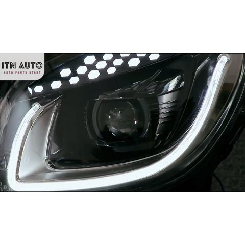 Car Lighting Full Led Upgrade Bi-lense Headlight Headlamp Assembly For ...