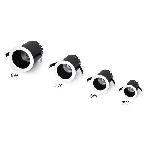 Ceiling Recessed Commercial Mini Slim Downlight Round Square 3w 5w 7w ...