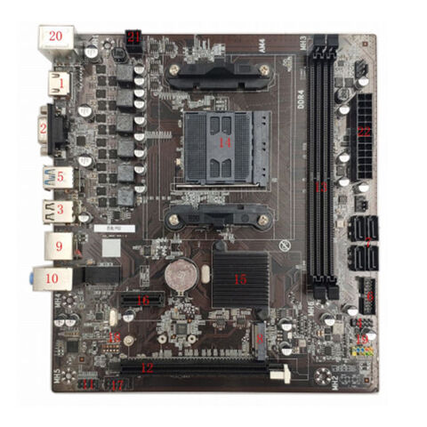Jieshuo Motherboard Asl_am4m_v1.2 Gaming Computer Ram Motherboards Rams ...