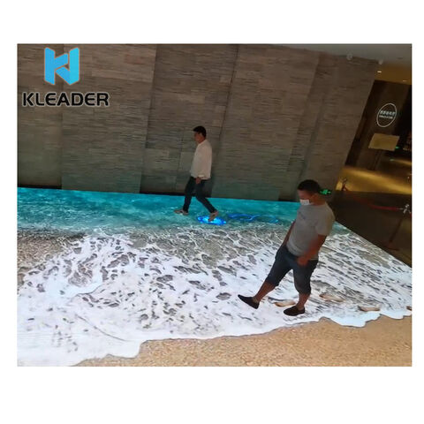 Immersive Virtual Beach Hologram Projection Ground Interactive ...