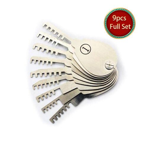 Buy China Wholesale 9pcs Comb Picking Set Locksmith Tool Stainless Steel Lock Pick Locksmith ...