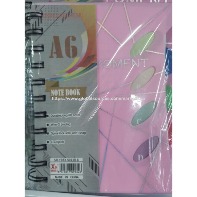 Buy Wholesale China Wholesale Customized Styles A4 A5 B5 Notebooks For ...