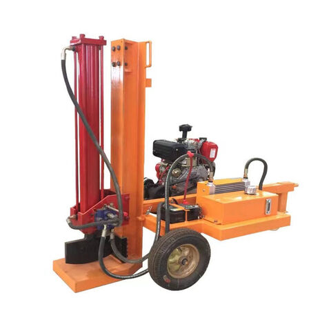 Large Diesel Engine Driven Horizontal Or Vertical Position Log Splitter ...