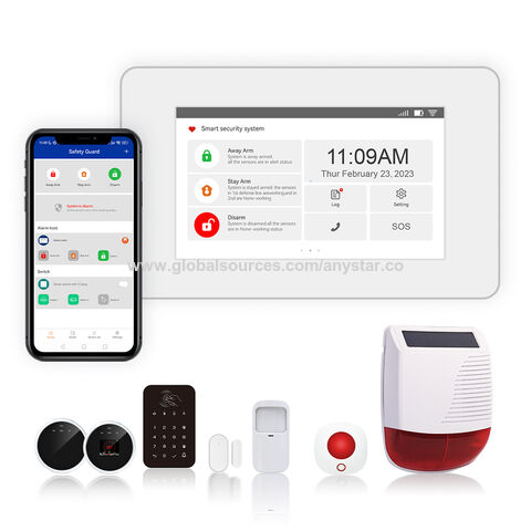Buy Wholesale China Wifi Gsm Security Alarm System For Home Burglar ...