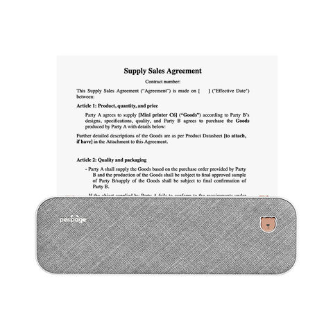 Peripage A4 Portable Inkless Printer - Buy China Wholesale Peripage ...