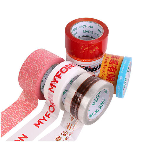 Custom Logo Printed Opp Packaging Adhesive Cello Jumbo Roll Plastic ...