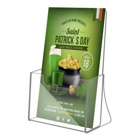 Buy China Wholesale Pexi Glass Plastic Black Wall Mounted Clear Acrylic ...