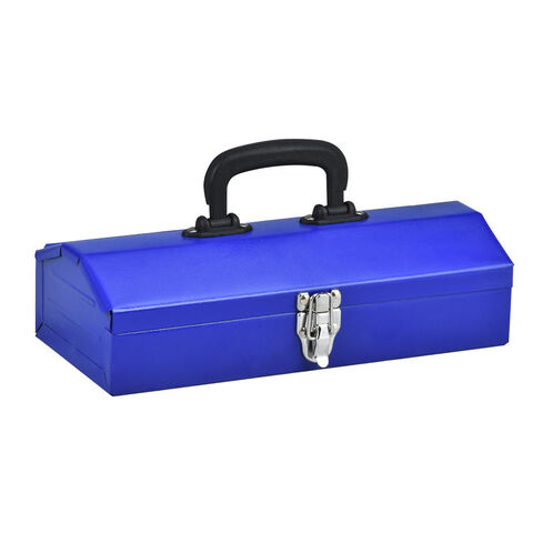 13.5inch Portable Iron Metal Truck Tool Box Organizer Red For Workshop ...