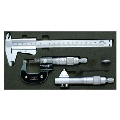 Measuring Tools Set With Inside Micrometer Vernier Caliper, Inside Micrometer Vernier Caliper ...