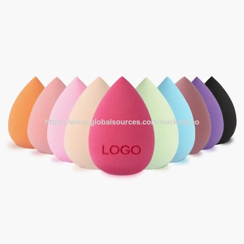Custom Logo Eco Friendly Makeup Sponge Microfiber Flat Soft Makeup ...