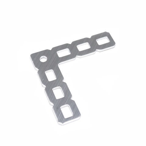 Buy Wholesale China Custom Wire Drawing Process L Bracket Sheet Metal ...