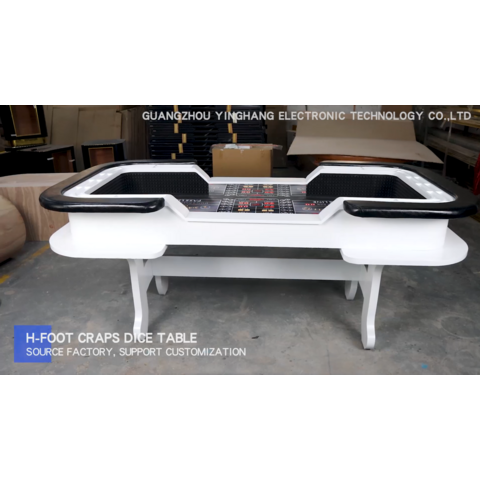 Yh 8/12 Foot Luxury Casino Quality Solid Wood Dice Table Square ...