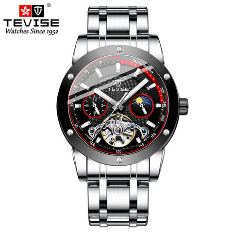 Buy Wholesale China Tevise Watch Stars Men's Fashion Tourbillon ...